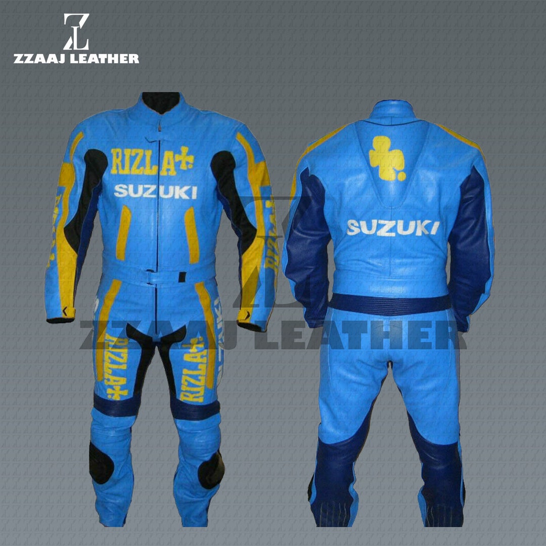 Suzuki Rizla One Piece Motorbike Leather Racing Suit - Etsy