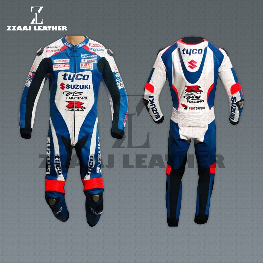 Suzuki Tyco One Piece Motorbike Leather Racing Suit - Etsy