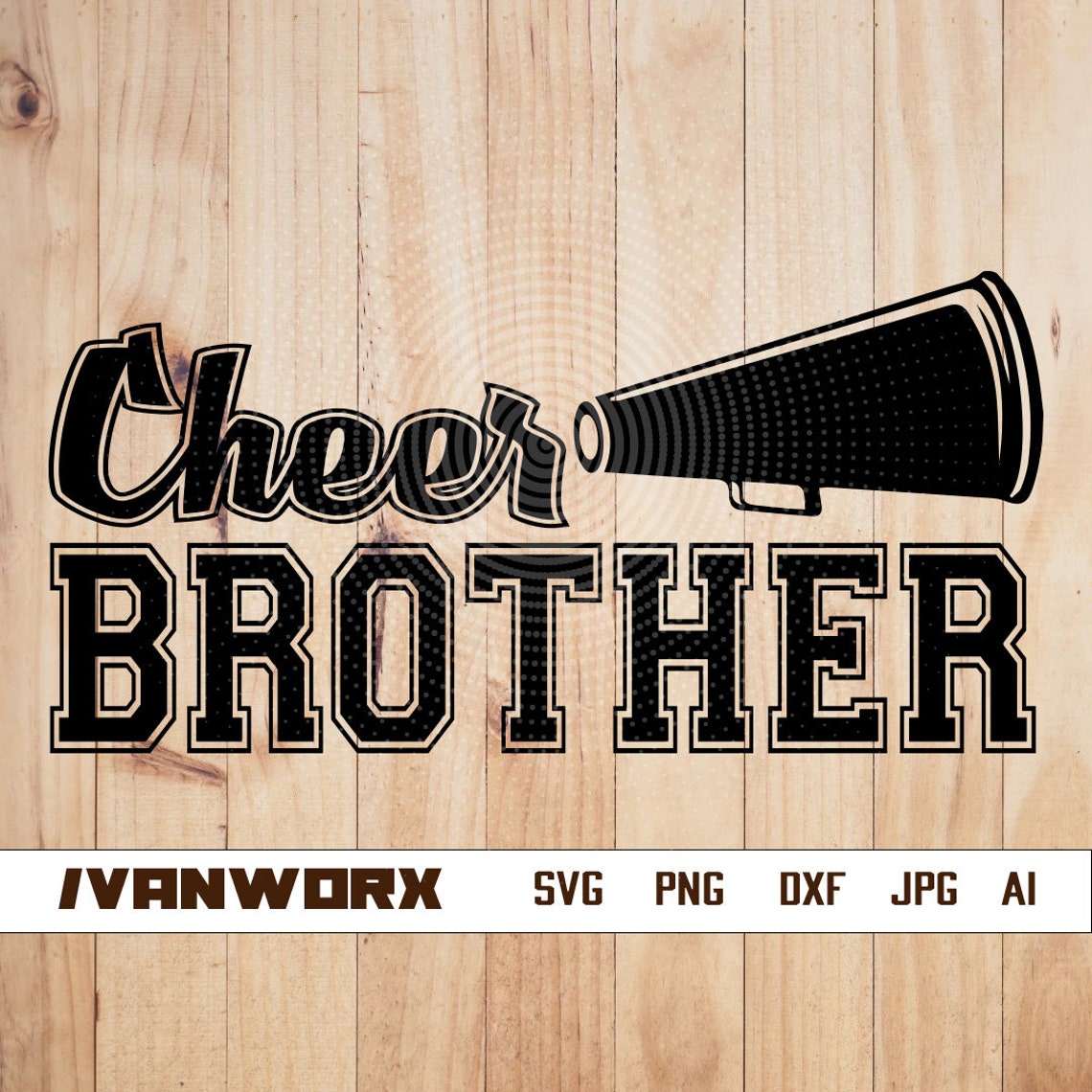 Cheer Brother Svg Brother Png Cheer Cut File Brother Clipart Cheer ...