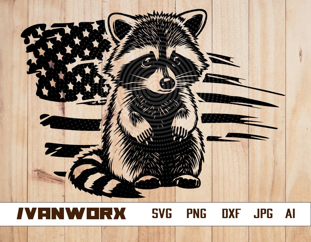 US Raccoon Svg | Raccoon Png | Animal Face Svg | Animals Svg | Wild ...