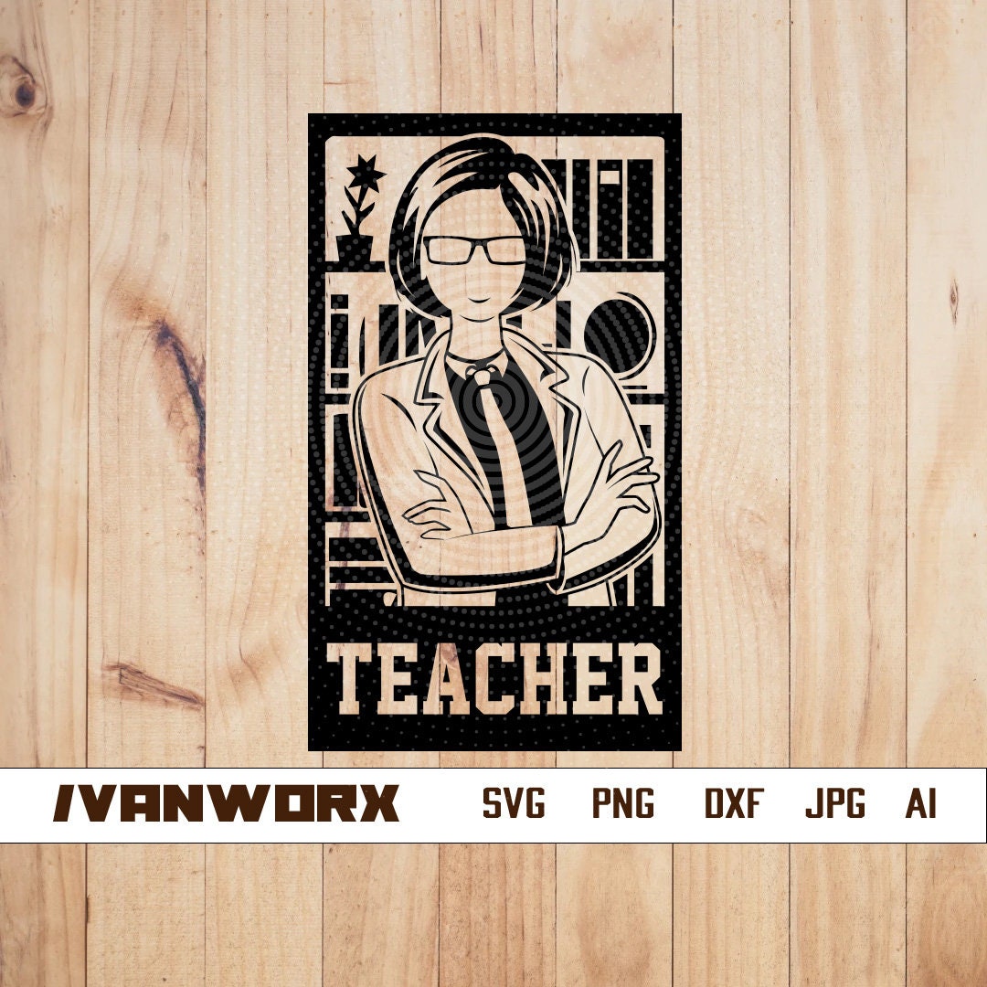 Teacher Svg Professor Png Mentor Cut File Teacher Clipart College ...