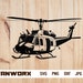 Huey Helicopter SVG | Chopper Png | Military Chopper Dxf | Army ...