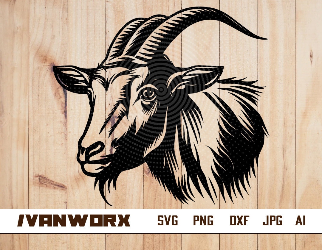 Goat Svg | Goat Svg | Cute Goat Svg | Farm Animal Svg | Cute Animal Svg ...
