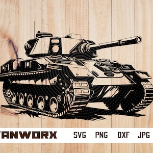 Kriegspanzer Svg Militärfahrzeug Clipart Armee-Panzer-Schnittdatei ...
