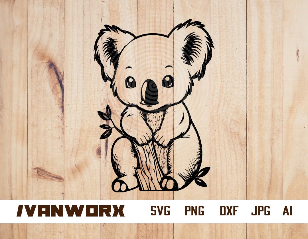 Koala Svg | Koala Svg Cut File | Animal Svg | Australian Wild Life ...