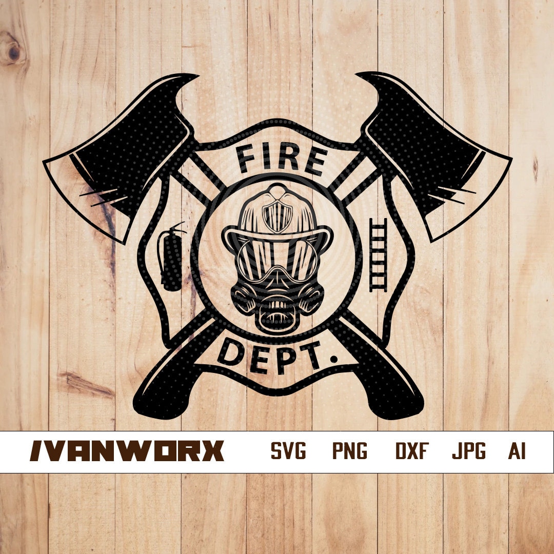 Fire Department SVG | Firefighter Svg | Fireman Svg | Firefighter Svg ...