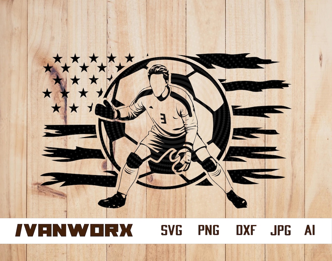 US Goalkeeper Svg| Football Clipart | Goalkeeper Png| Sport Svg ...