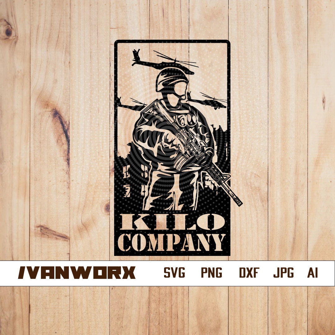 Kilo Company Png | Soldier Png | Soldier Cut File | Soldier Clipart ...