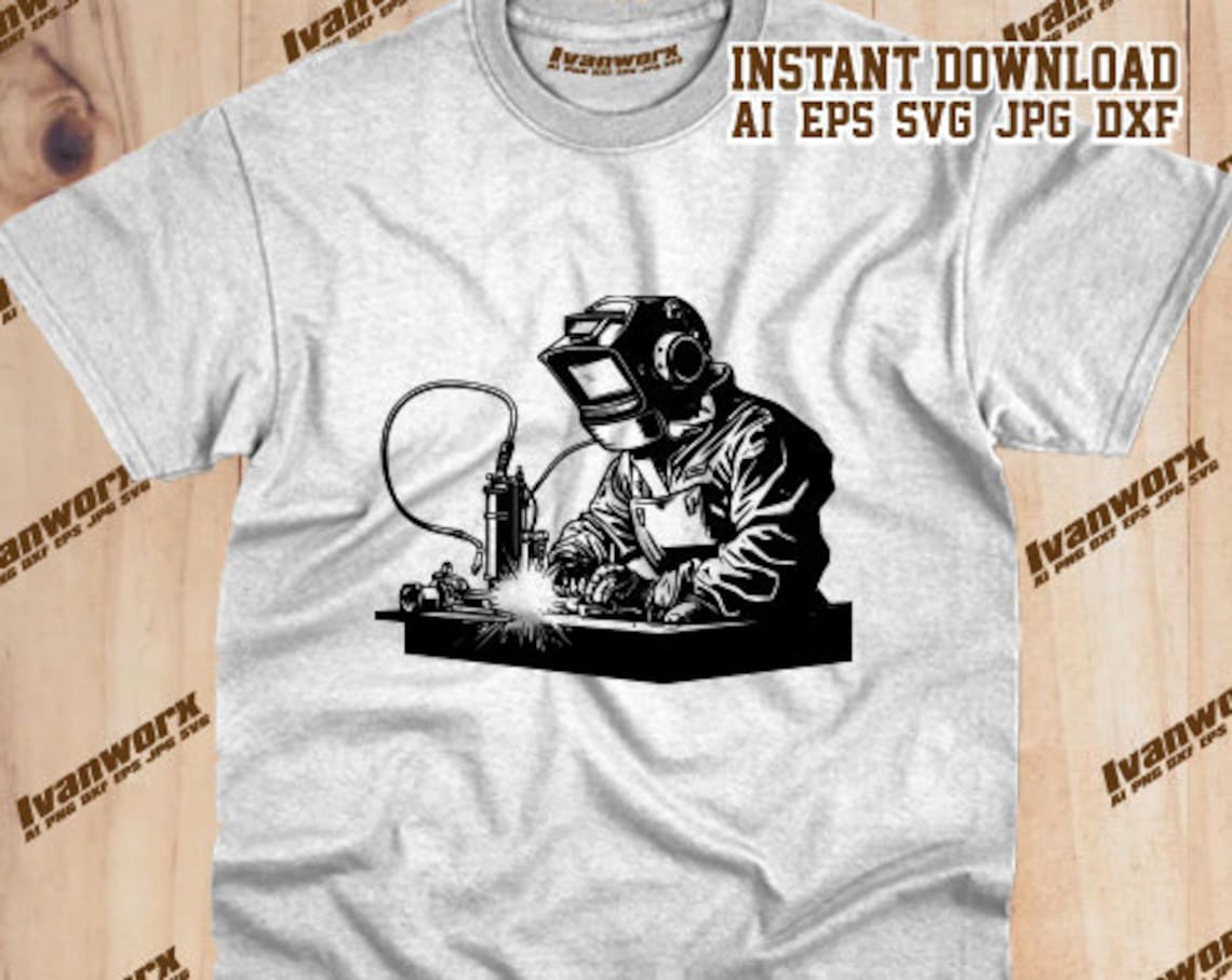 Welder Svg metal Welder Clipart welder Life Cut File Iron Welder ...