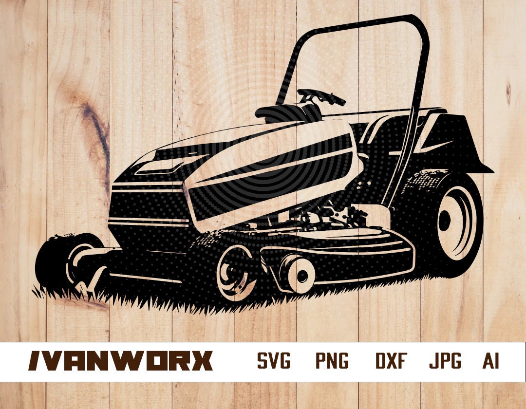 Push Mower SVG Push Lawnmower SVG Lawn Mower Graphics Clip Art ...
