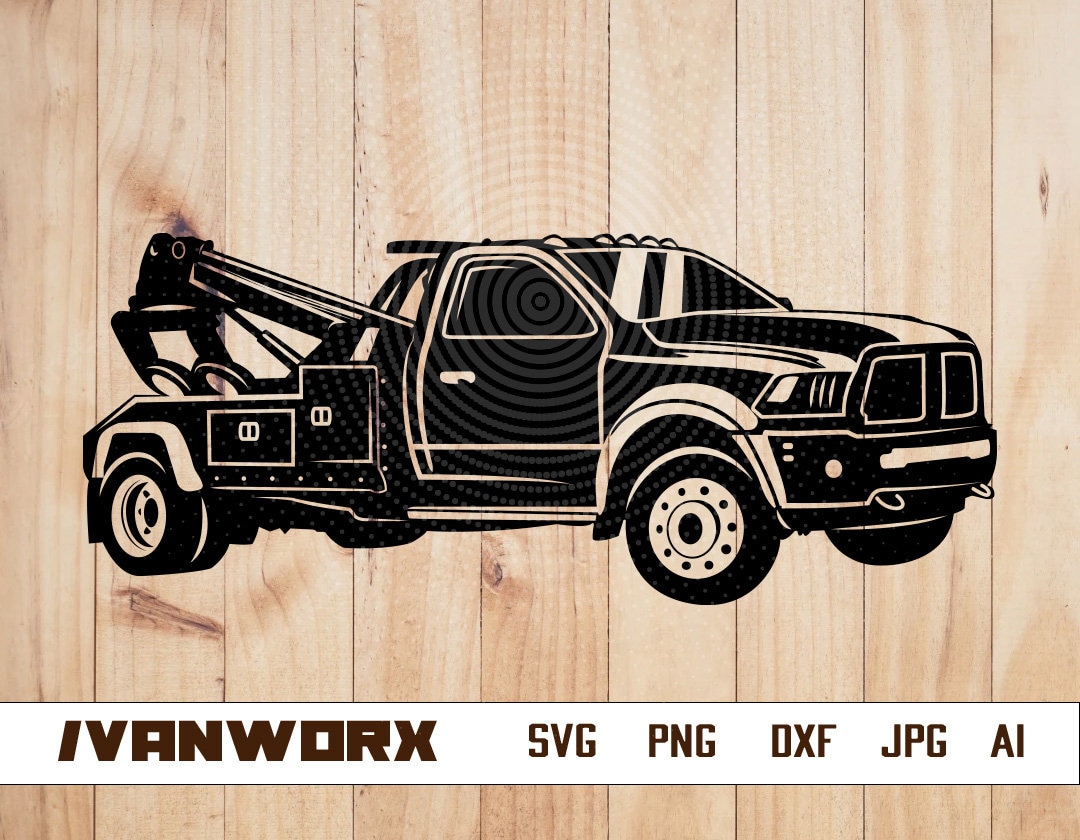 Tow Truck Svg | Tow Truck Driver Svg | Tow Truck Clipart | Truck Svg ...