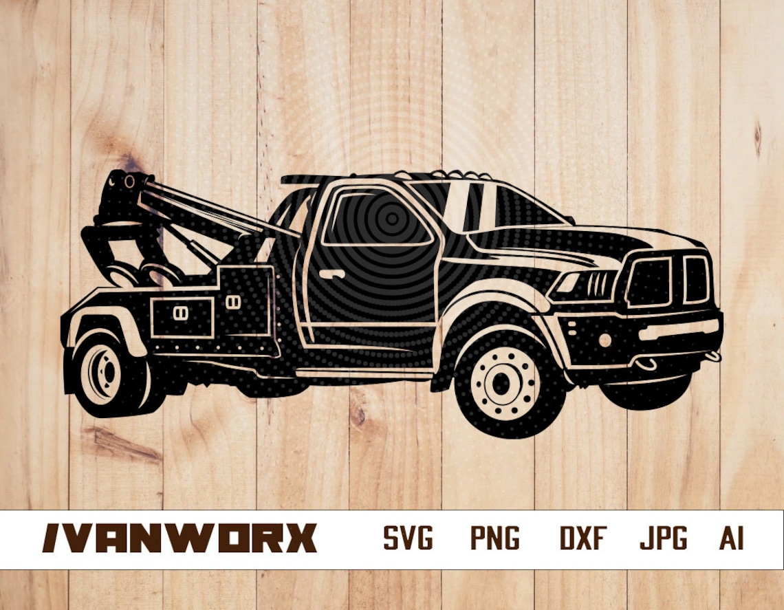 Tow Truck Svg | Tow Truck Driver Svg | Tow Truck Clipart | Truck Svg ...