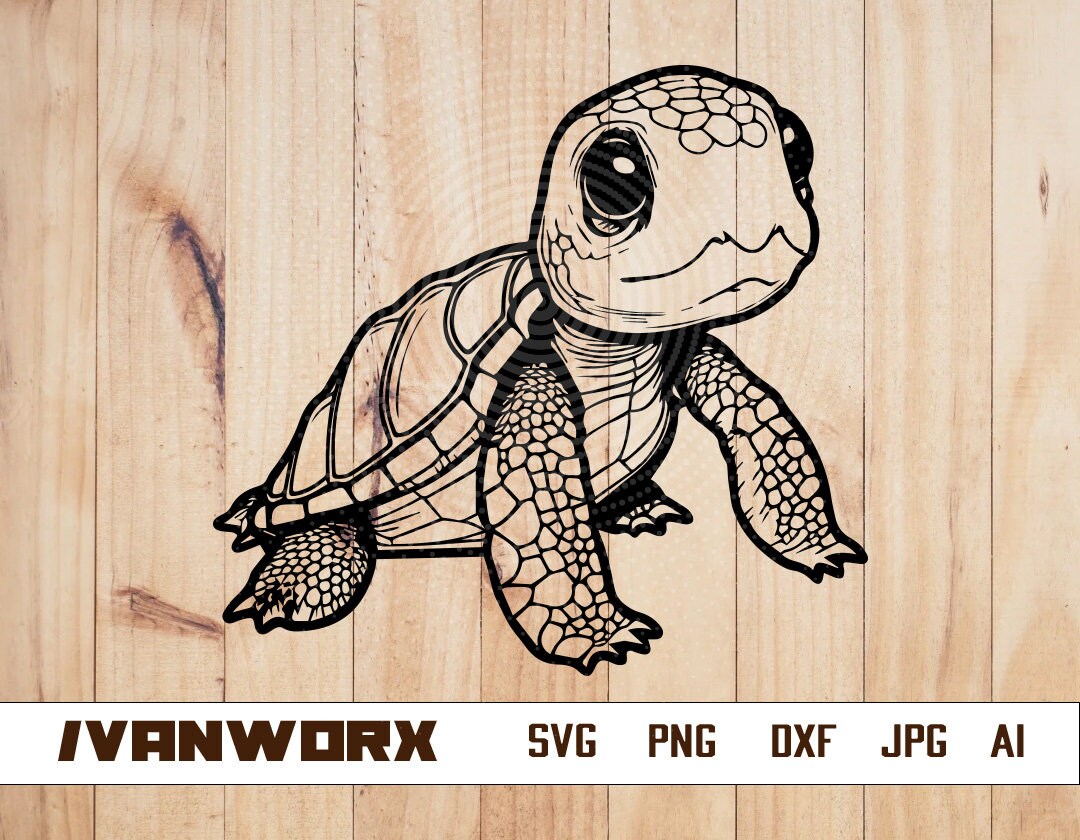 Cute Baby Turtle SVG | Turtle Png | Sea Turtle Svg | Baby Turtle Svg ...