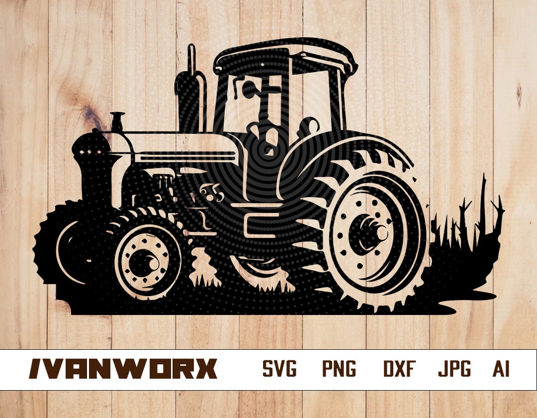 Tractor Svg | Tractor Png | Tractor Clipart | Tractor Vector | Tractor ...