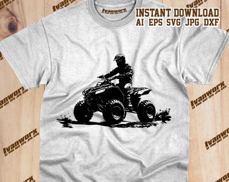 Atv Clipart Svg File Atv Svg Atv Cut Files Atv Ride Svg Atv ...
