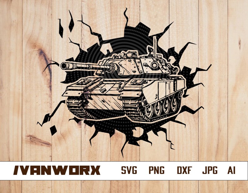 Smashing Tank Svg | Army Svg | Marines Svg | Battle War Svg | Military ...