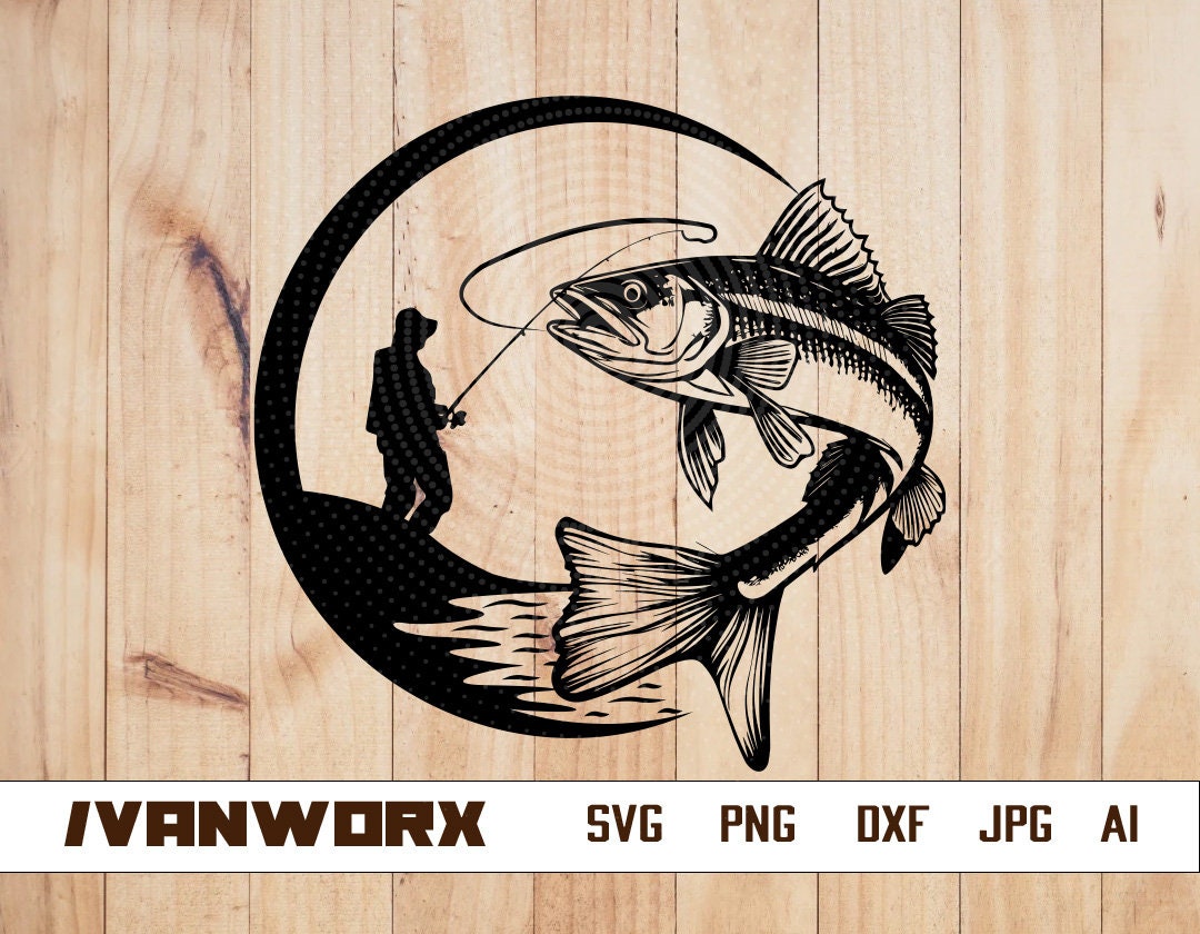 Fisherman Catching Fish Svg | Carp Fish Svg | Carp Fish Png | Carp Fish ...