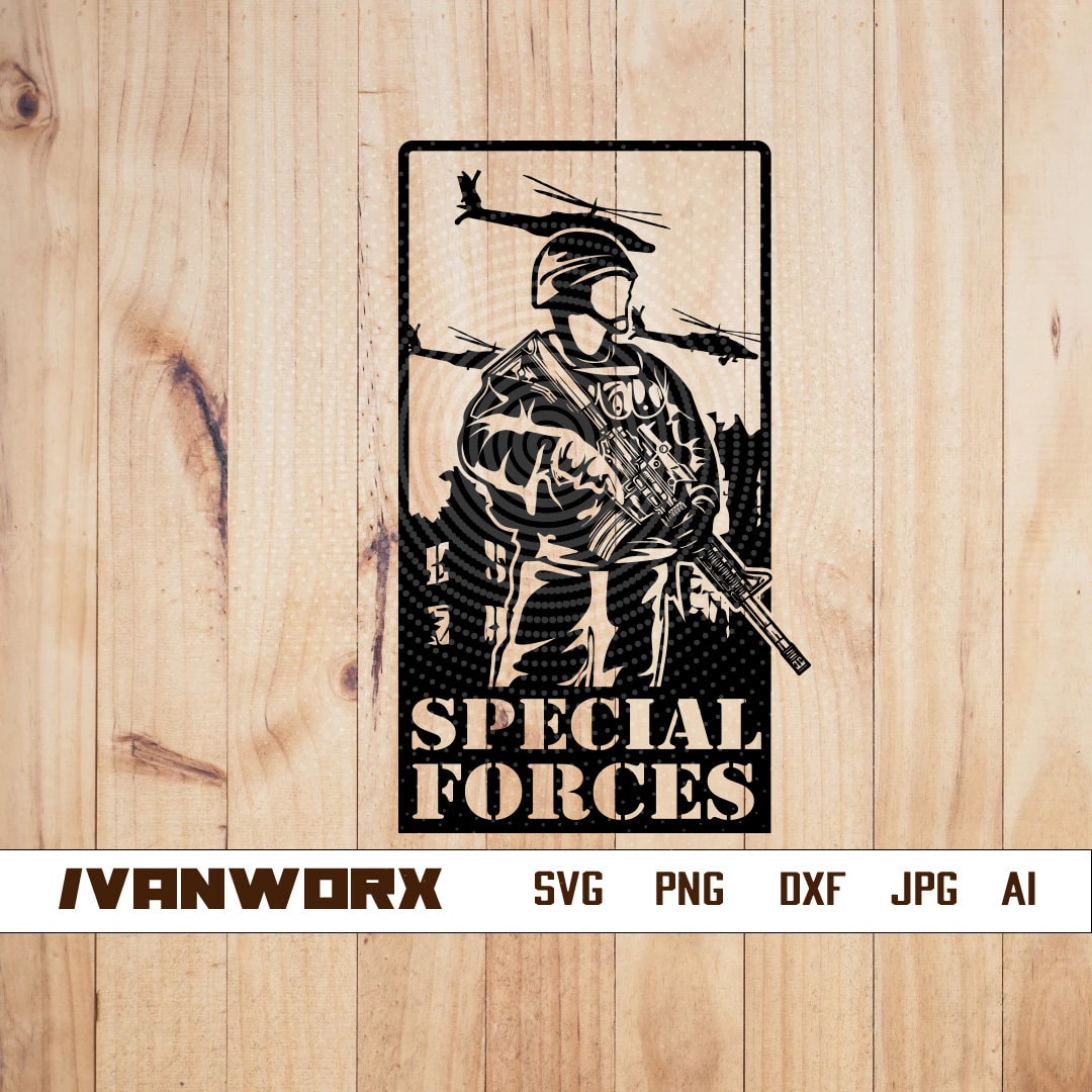 Special Forces Png Soldier Png Soldier Cut File Soldier Clipart Soldier ...