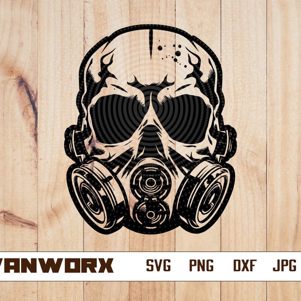 Gas Mask Svg - Etsy