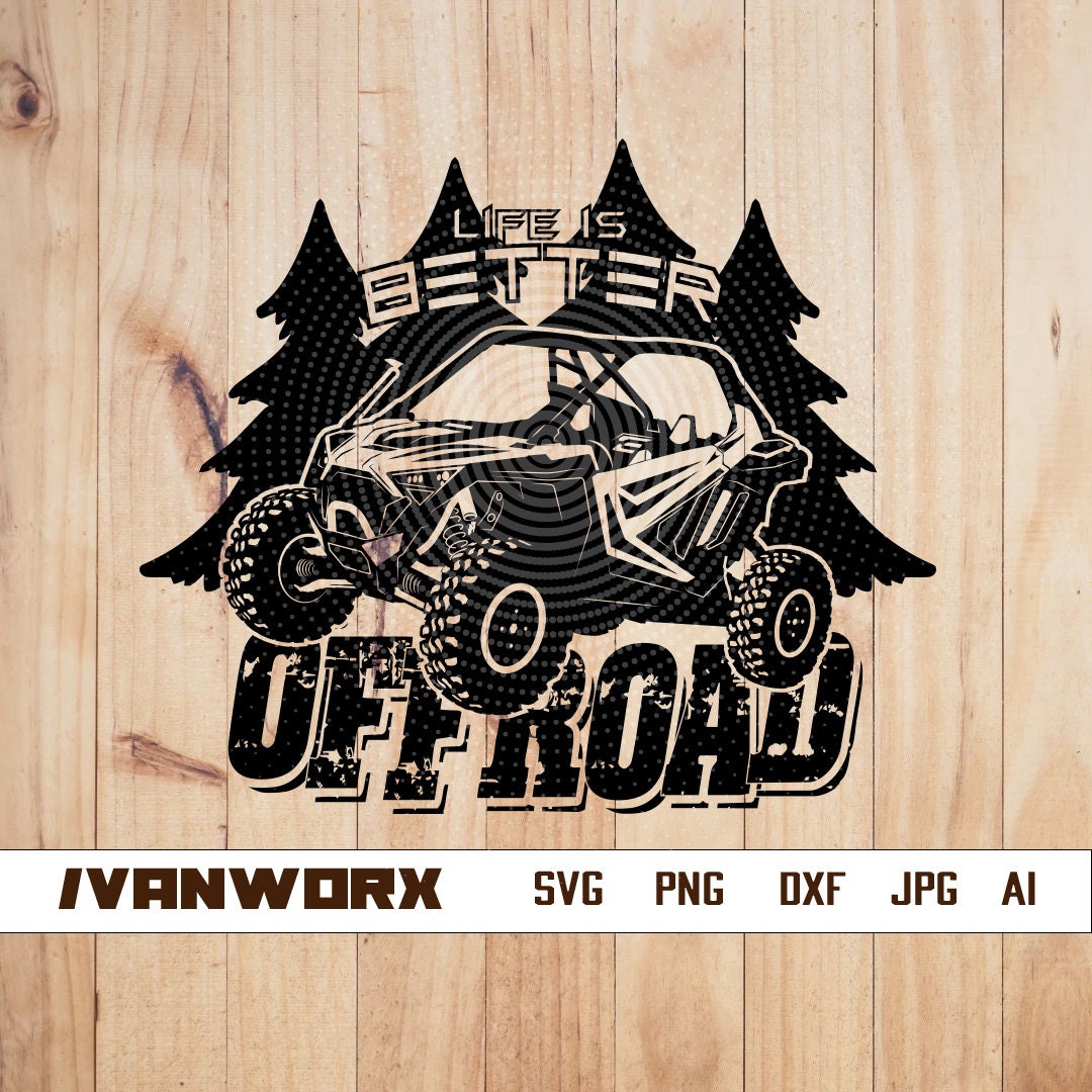 Offroad Scene Svg ATV off Road Mud Ride Muddy Rider Outdoor Mud Scene ...