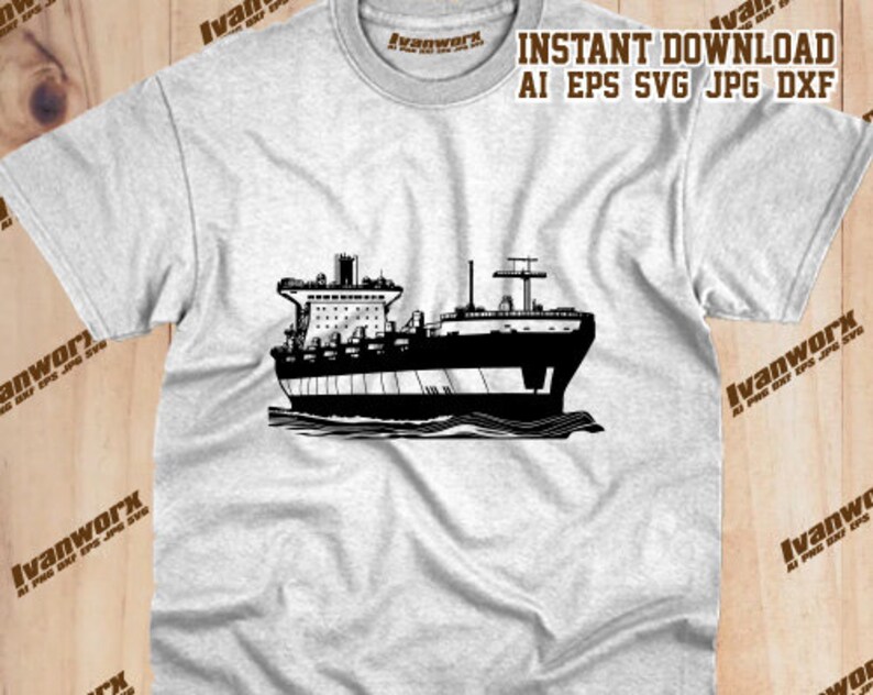 Tanker Ship Svg Large Ship Svg Tanker Svg Tanker Png Tanker Dxf Tanker ...