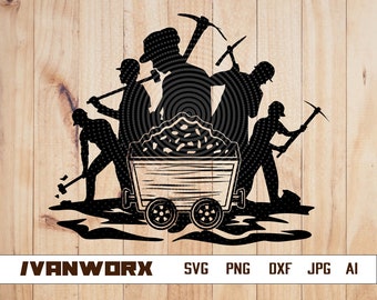 Skull Miner Svg Mining Svg Skull Svg Miner Dad Svg Mining - Etsy