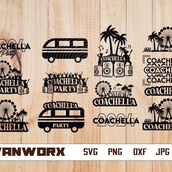 Coachella Svg File - Etsy