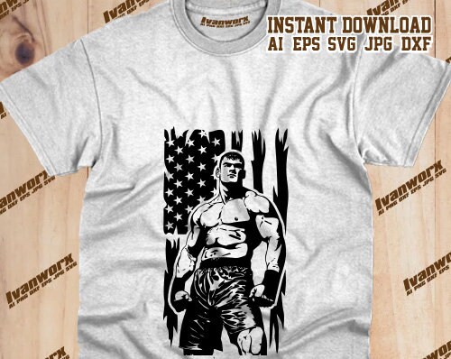 US MMA Fighter Svg Mixed Martial Art Clipart Combat Sport - Etsy