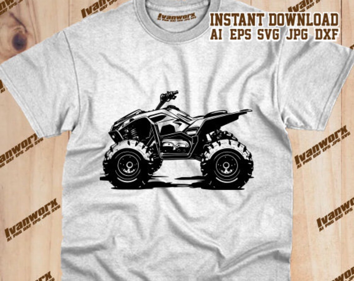 Atv Svg Atv Clipart Svg File Atv Cut Files Atv Ride Svg Atv ...