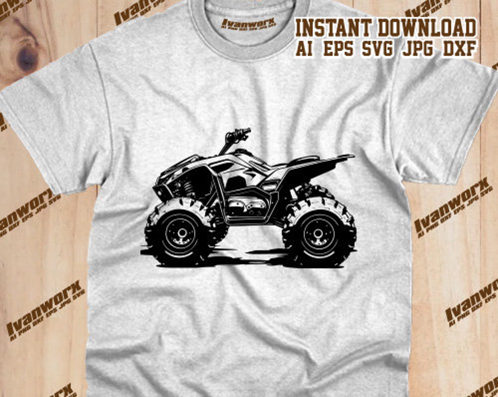 Atv Svg Atv Clipart Svg File Atv Cut Files Atv Ride Svg Atv ...