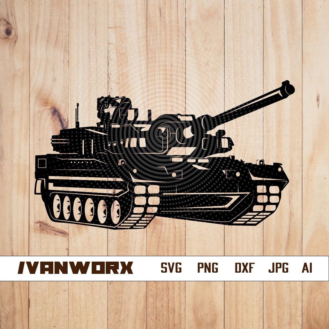 Military Tank Svg | Battle Tank Svg | Army Tank Svg | Military Vehicle ...