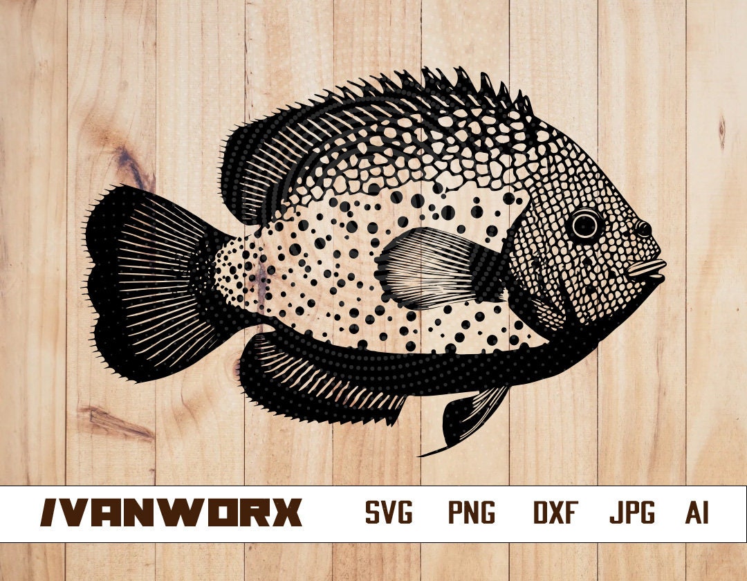 Fish Svg Fish Breed Clipart Fish Keeper Cut File Aquarium Pet Stencil ...