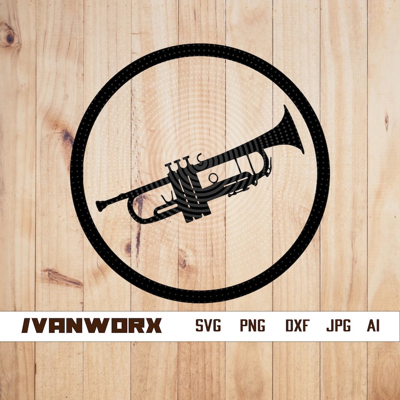 Trumpet Svg Musical Instrument Png Instrument Cut File Brass Instrument ...