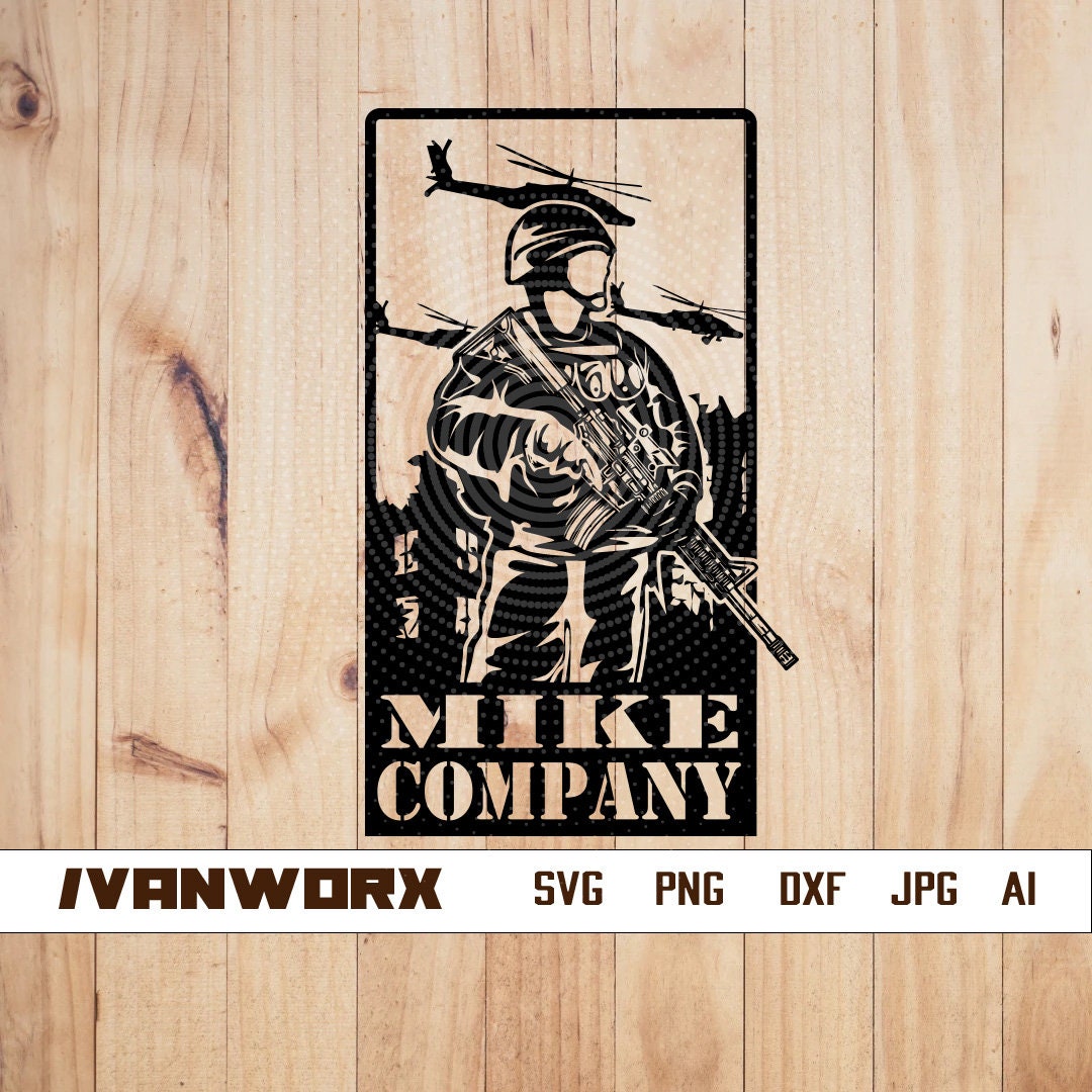 Mike Company Png Soldier Png Soldier Cut File Soldier Clipart Soldier ...