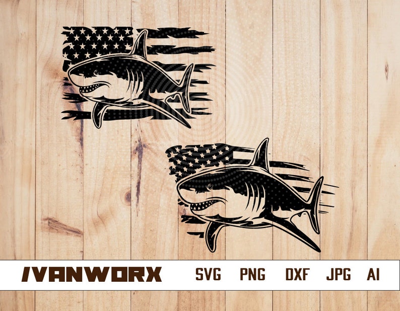 US Weißer Hai SVG | Hai-Svg | Hai Design SVG | Hai Silhouette | Hai ...