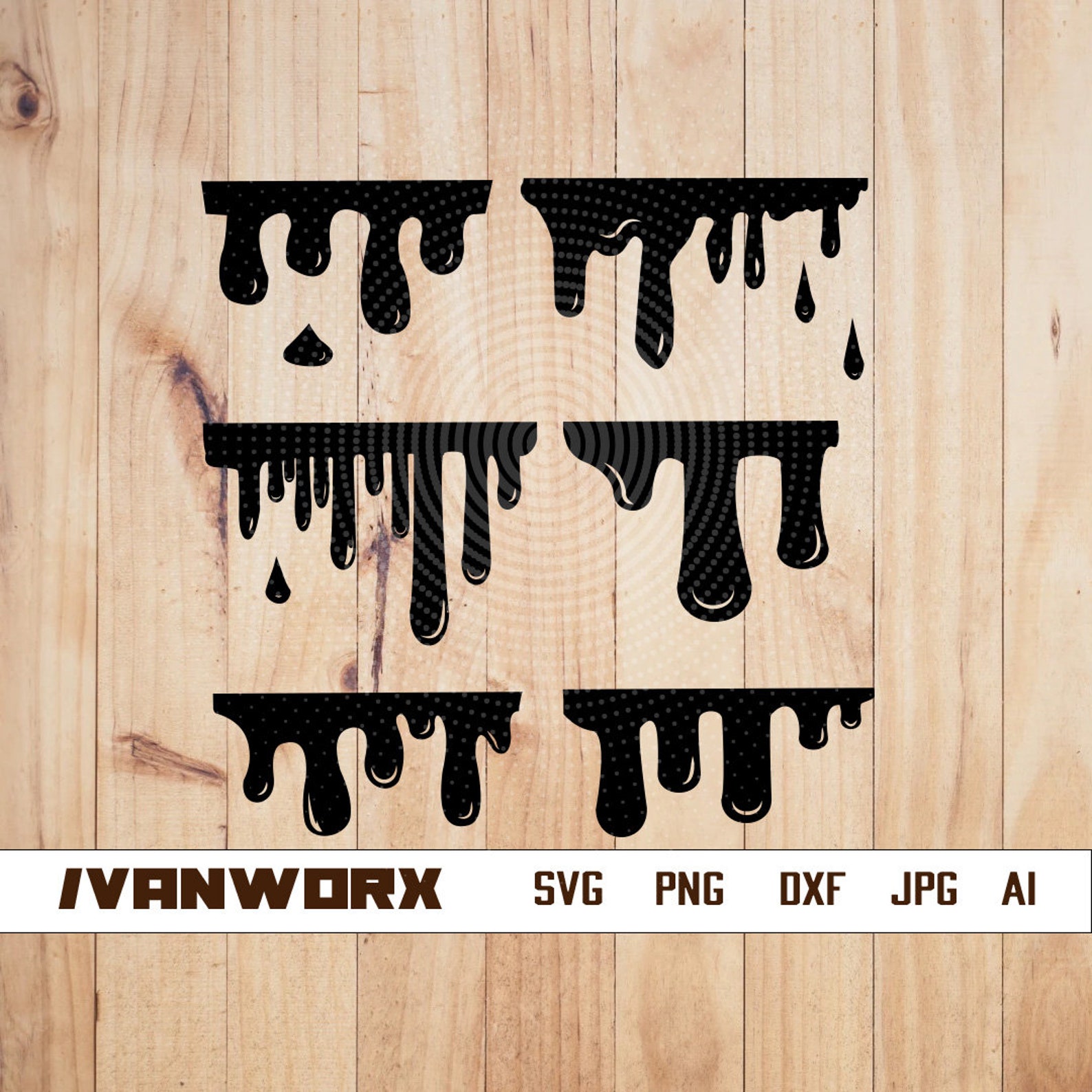 Drops Svg Drops Clipart Drops Cut File Drops Stencil Drops Tshirt ...
