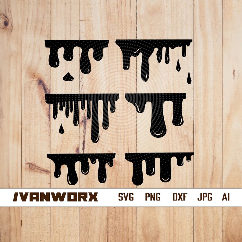 Drops Svg Drops Clipart Drops Cut File Drops Stencil Drops Tshirt ...