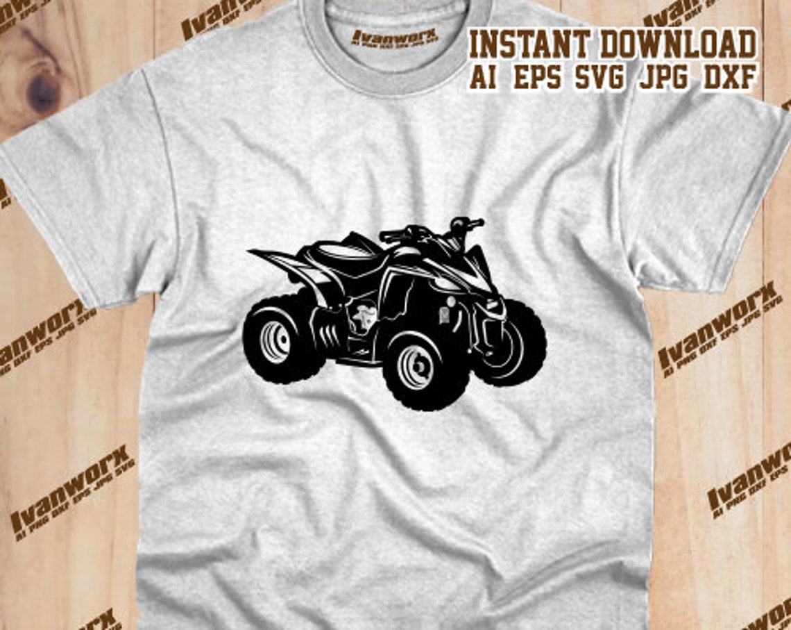 ATV Svg 4 Wheeler Svg File Atv Clipart Quad Riding Svg - Etsy
