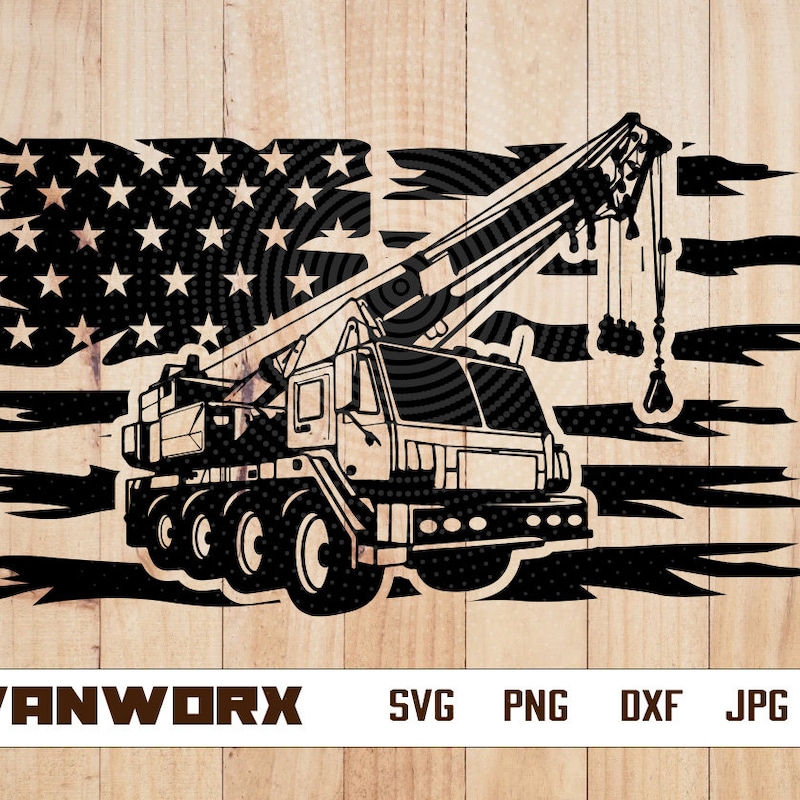 Crane Truck Svg - Etsy