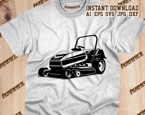 Push Mower SVG Push Lawnmower SVG Lawn Mower Graphics Clip Art ...