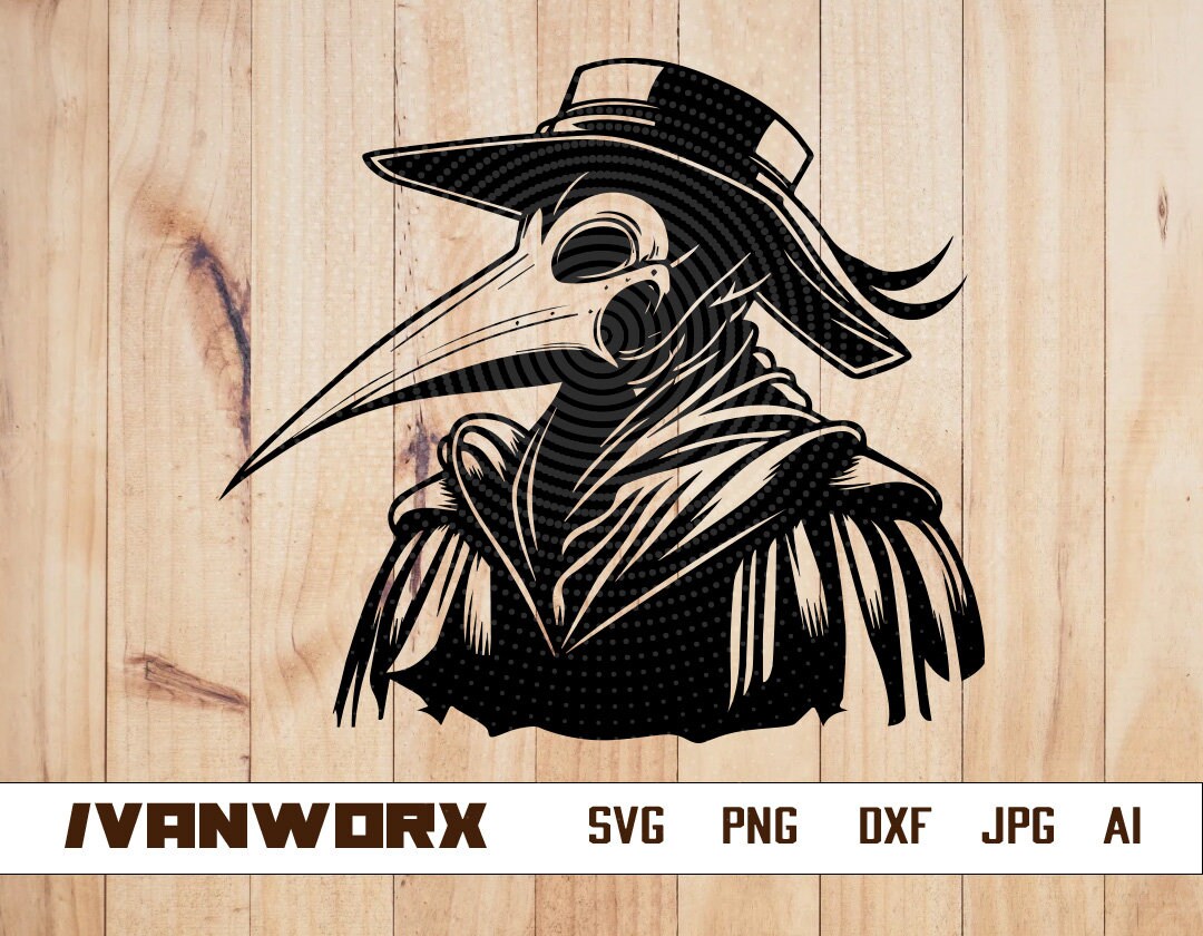 Plague Doctor Svg File | Halloween Svg | Witch Doctor | Medieval ...