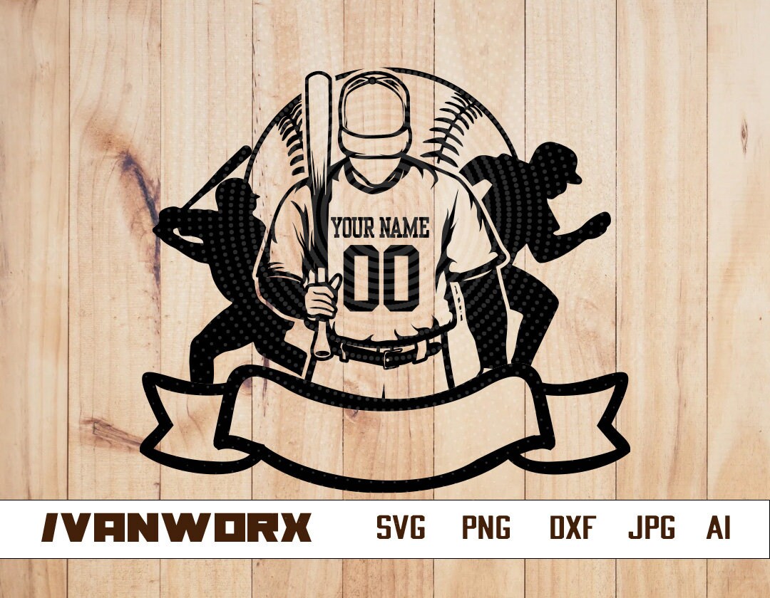 Baseball Scene Svg Baseman Clipart Game Day Shirt Png Personalized Name ...