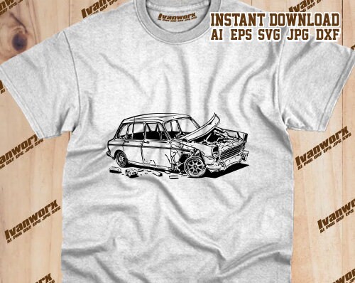 Damaged Car Svg | Broken Car Svg | Car Svg | Car Repair Png | Auto ...