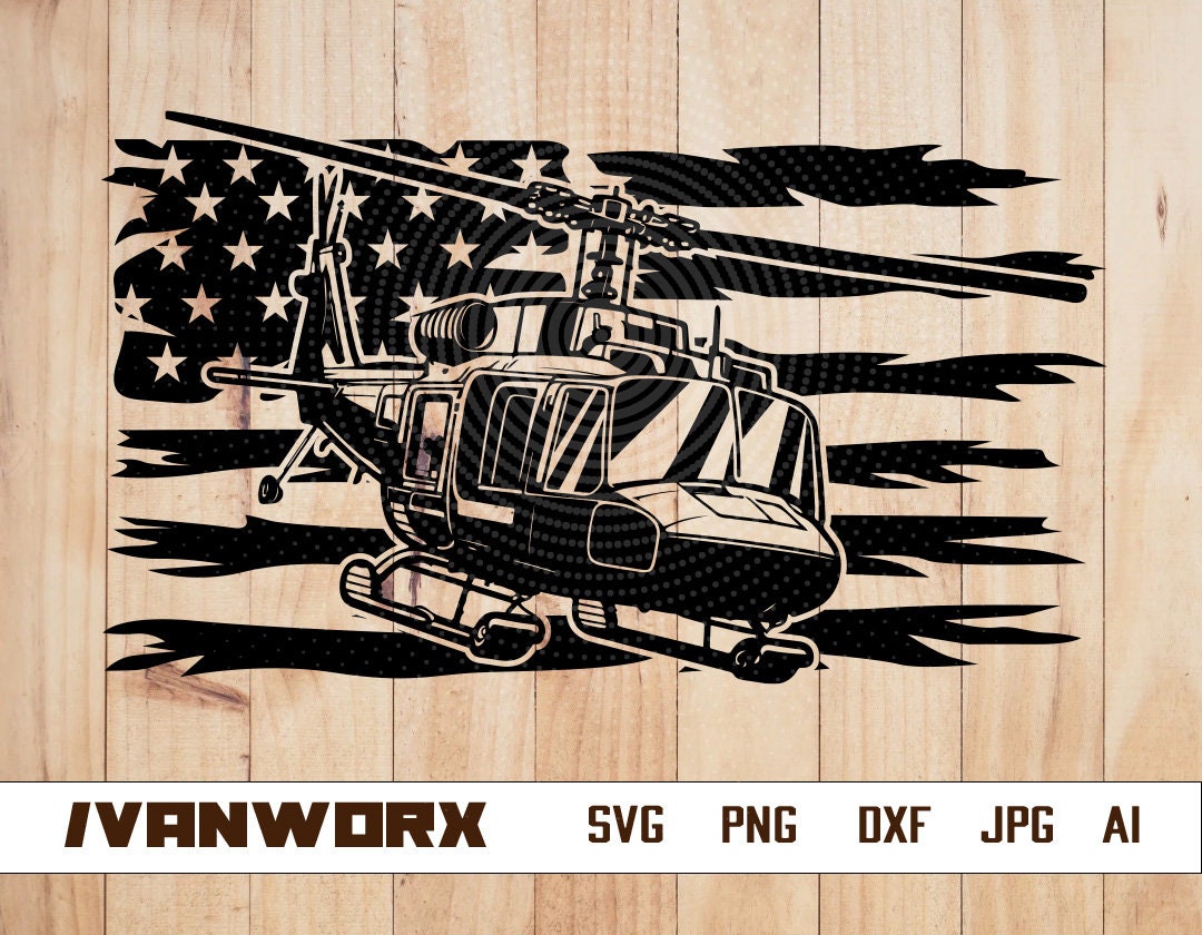 US Helicopter Svg | US Chopper Svg | Helicopter Clipart | Helicopter ...