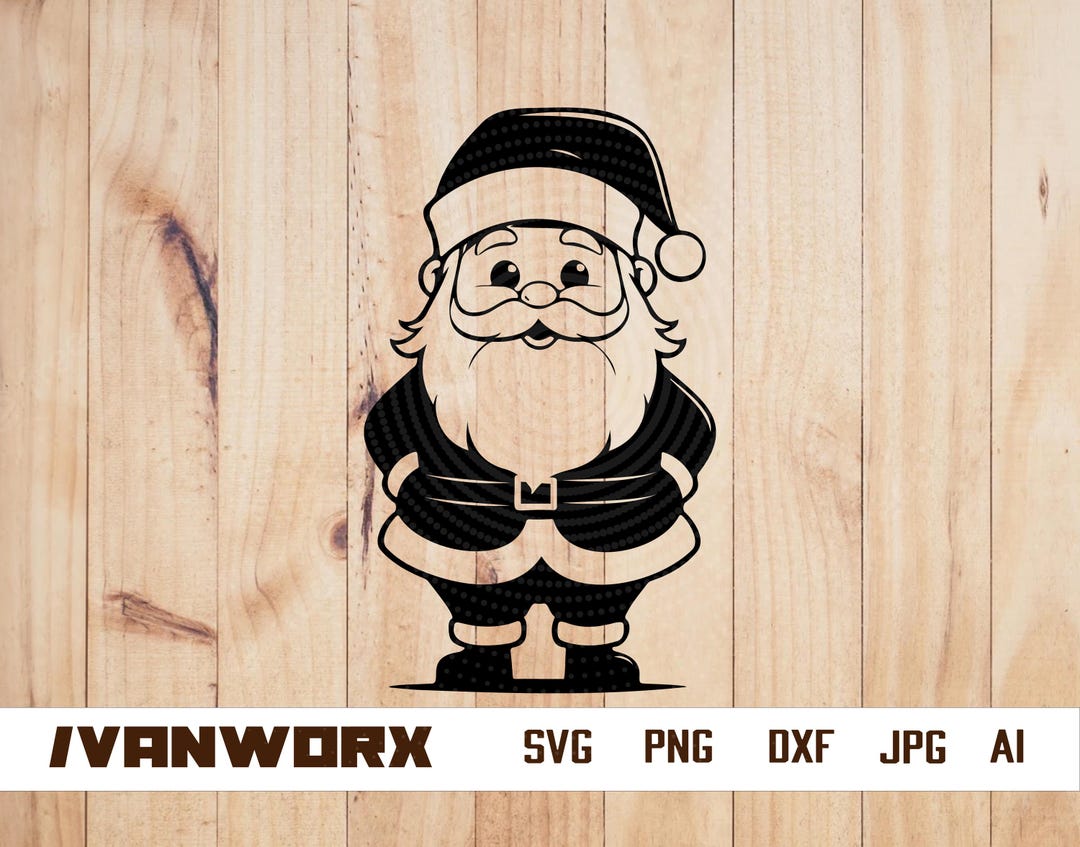 Weihnachtsmann SVG | Weihnachtssaison svg | Weihnachten Santa SVG ...