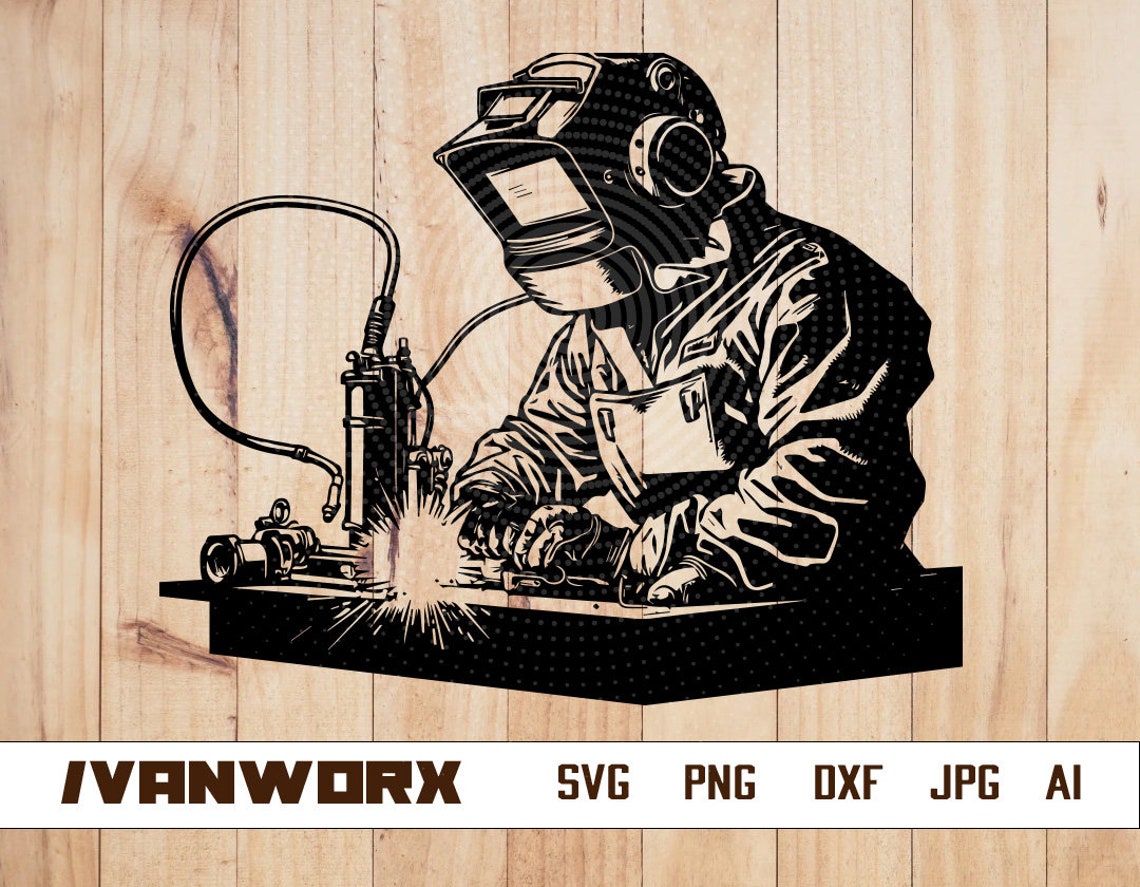 Welder Svg metal Welder Clipart welder Life Cut File Iron Welder ...