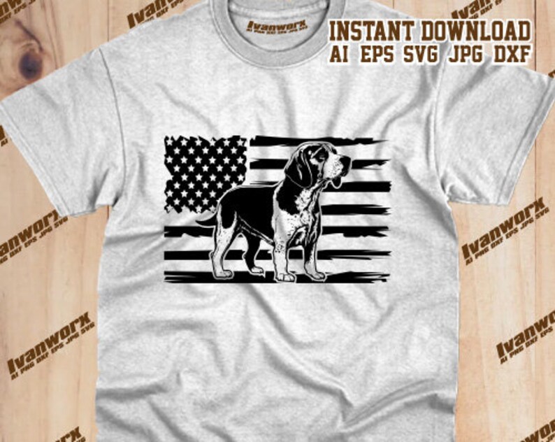 US Beagle Svg Cute Dog SVG Beagle Dog SVG Beagle Png Beagle Stencil ...