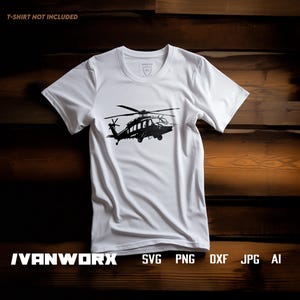 Blackhawk Helicopter SVG | Chopper Png | Military Chopper Dxf | Army ...