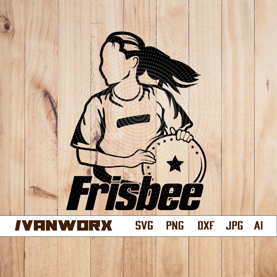Frisbee Svg | Ultimate Sport Png | Frisbee Girl Cut File | Frisbee ...