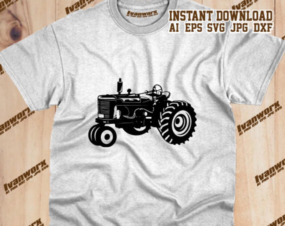 Tractor Svg Tractor Cut File Tractor Png Farm Tractor - Etsy